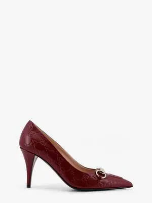 Gucci Horsebit Embellished Pointed Toe Pumps - Multicolor