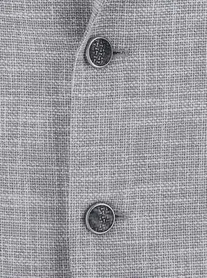 Tagliatore Single-breasted Jacket With Notched Lapel - Gray