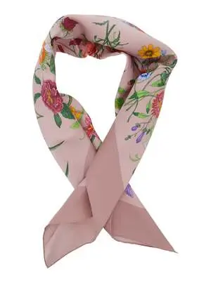 Gucci Ca Flora Twill Scarf - Multicolor