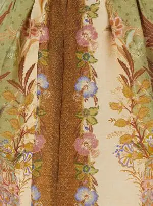 Zimmermann Indra Printed Silk Shorts - Multicolor