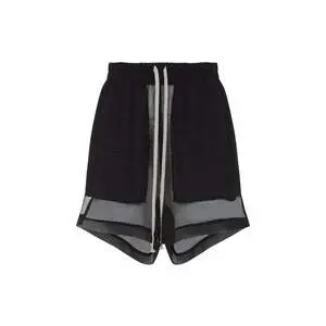 Rick Owens Silk Shorts - Black