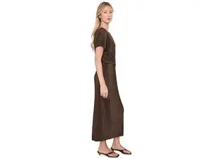 Vince Directional Pleated Twist Dress