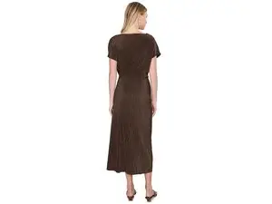 Vince Directional Pleated Twist Dress