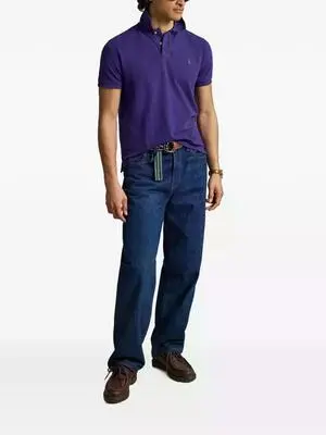 Polo Ralph Lauren Signature Polo Pony Motif Polo Shirt - Purple