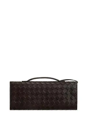 Bottega Veneta Andiamo Clutch In Woven Nappa