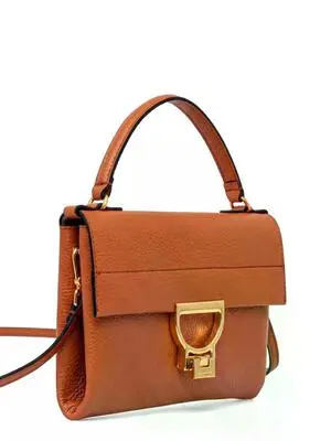 COCCINELLE Arlettis Grained-leather Mini Tote Bag
