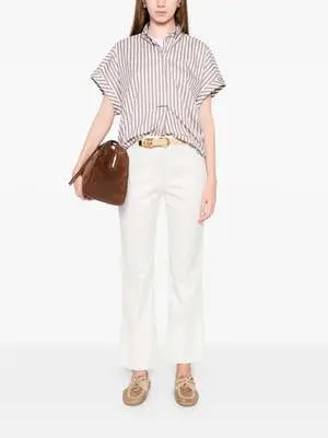Brunello Cucinelli Embellished Collar Shirt - Multicolor