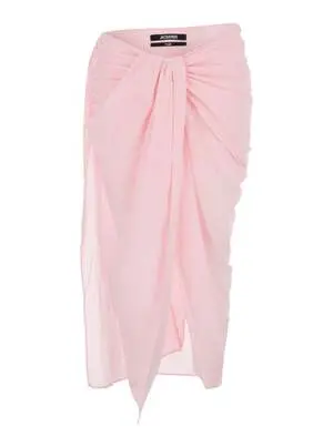 Jacquemus JACQUEMUS La Jupe Paréo Midi Skirt Multicolor