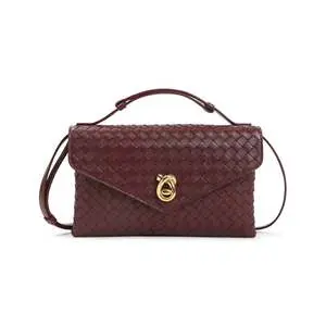 Bottega Veneta Knot Lock Shoulder Bag - Red