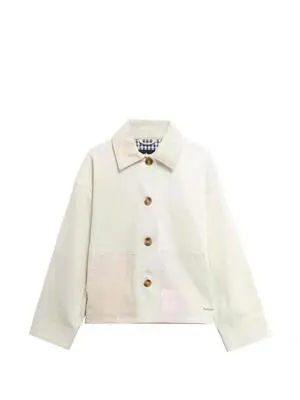 Barbour Cropped Corduroy Jacket - Green