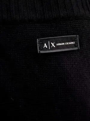 Armani Exchange Knitted Wide-leg Trousers