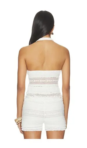 Free People X Intimately Fp Flirty Frills Halter Top