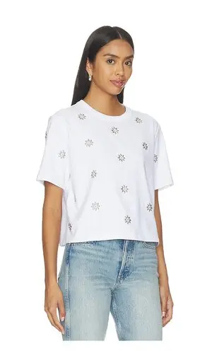 Veronica Beard Embellished Cotton Jersey T-shirt