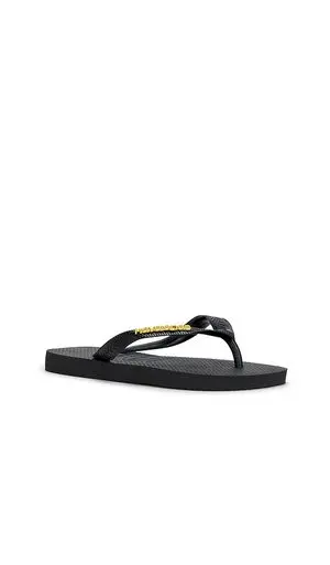 Havaianas Top Logo Metallic Thong Sandal