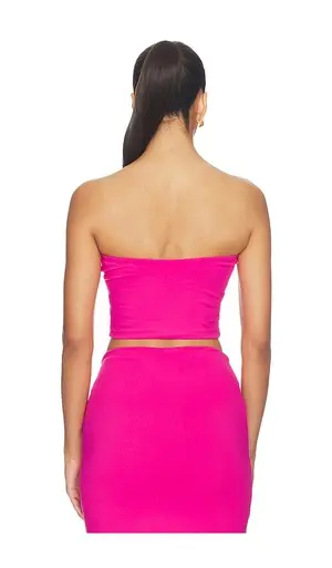 Susana Monaco Strapless Crop Top