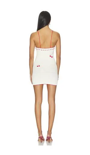 LoveShackFancy Yelena Crochet Mini Dress