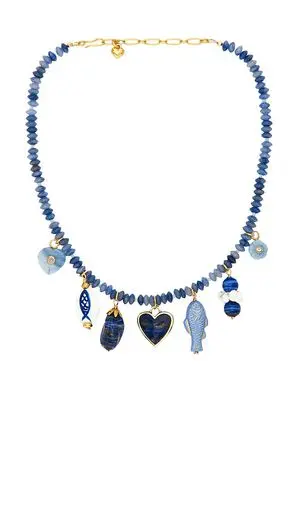 Brinker & Eliza Mantoloking Necklace - Blue Multi
