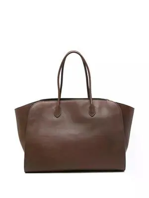 THE ROW Marlo Leather Tote Bag - Brown