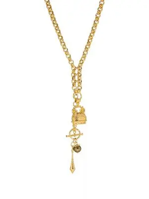 MARLYN SCHIFF Suzan Charm-detail Necklace