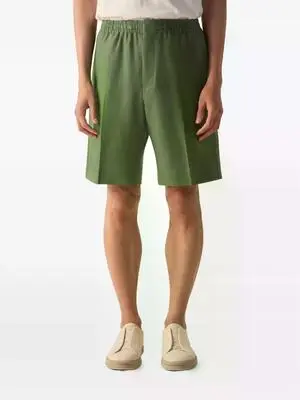 Zegna Oasi Lino Elasticated Shorts
