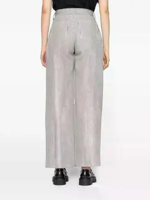 Naked & Famous Denim Maudie Organic Hickory-stripe Jeans