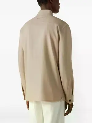 Zegna Oasi Lino Pocket Overshirt
