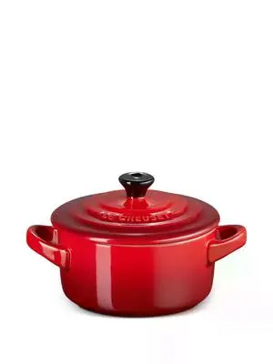 LE CREUSET Stoneware Round Mini Cocotte - Red