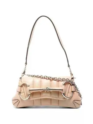 Gucci Horsebit Chain Shoulder Bag - Neutrals