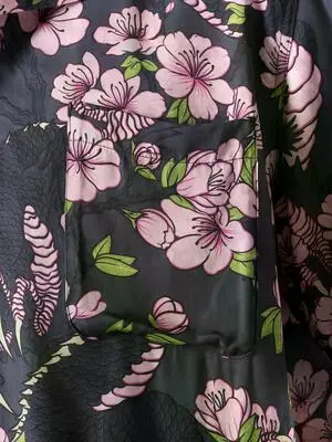 MAHARISHI Sakura-print Shirt