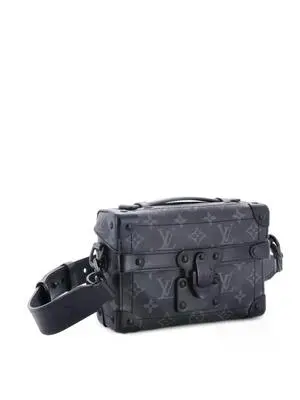LOUIS VUITTON Soul Trunk Bag Monogram Eclipse Canvas Shoulder Bag