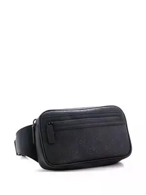 Gucci Gg Rubber Effect Leather Belt Bag