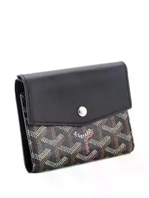 Goyard Saint Gabriel Wallet Coated Canvas And Leather Compact Small Wallets