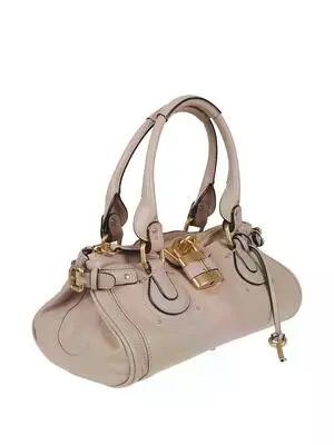 Chloé Paddington Leather Tote Bag - Pink