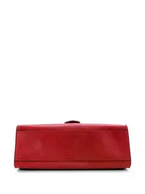 Gucci Gg Marmont Animalier Leather Top Handle Bag