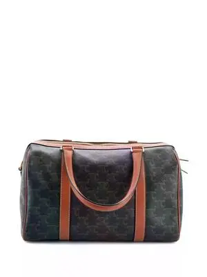 Celine Triomphe Coated Canvas Handbag