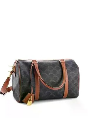 Celine Triomphe Coated Canvas Handbag