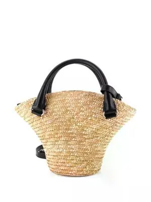 Balenciaga Woven Raffia Small Tote Bag
