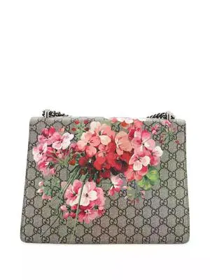 Gucci Dionysus Blooms Print Gg Coated Canvas Medium Shoulder Bag