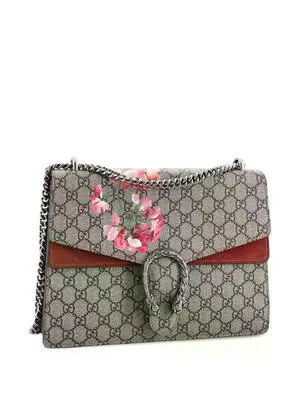 Gucci Dionysus Blooms Print Gg Coated Canvas Medium Shoulder Bag