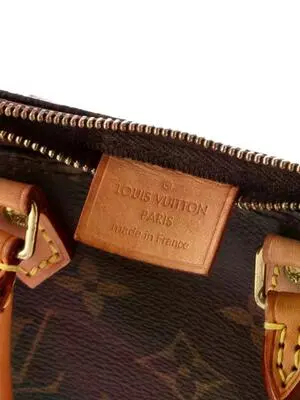 LOUIS VUITTON Speedy Bandouliere Monogram Canvas Bag - Brown