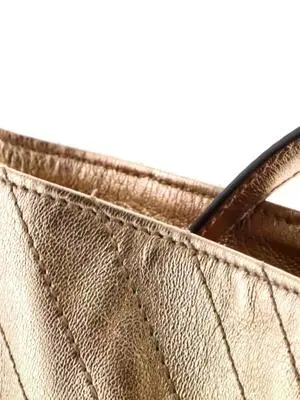 Gucci Blondie Nm Diagonal Quilted Leather Mini Bucket Bag