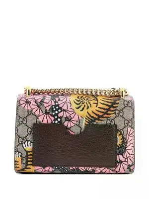 Gucci Padlock Bengal Print Gg Coated Canvas Small Shoulder Bag