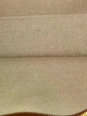 Celine Cabas 16 Bag Canvas With Leather Medium Tote Bag