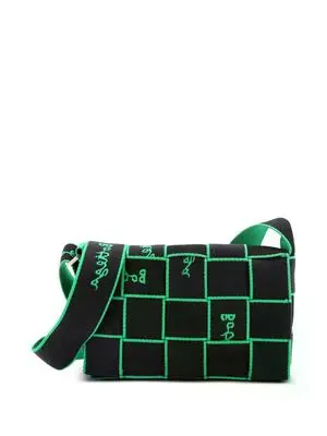 Bottega Veneta Cassette Maxi Intrecciato Crossbody Bag - Black