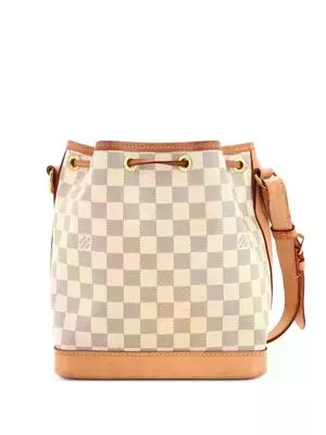 LOUIS VUITTON Noe Handbag Damier Bb Bucket Bag - White