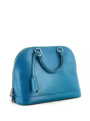 LOUIS VUITTON Alma Epi Leather Satchel
