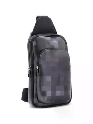 LOUIS VUITTON Avenue Sling Bag Nm Damoflage Canvas Crossbody Bag - Black