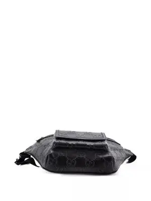 Gucci Gg Embossed Perforated Leather Belt Bag