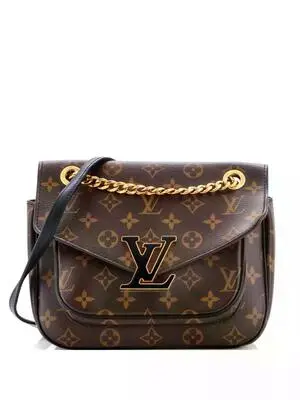LOUIS VUITTON Passy Monogram Canvas Crossbody Bag - Brown