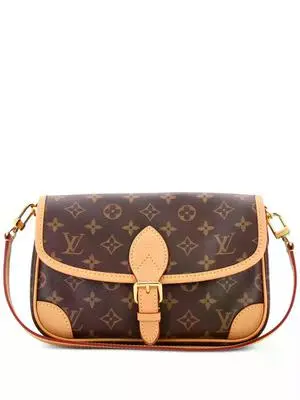LOUIS VUITTON Diane Nm Monogram Canvas Crossbody Bag - Brown